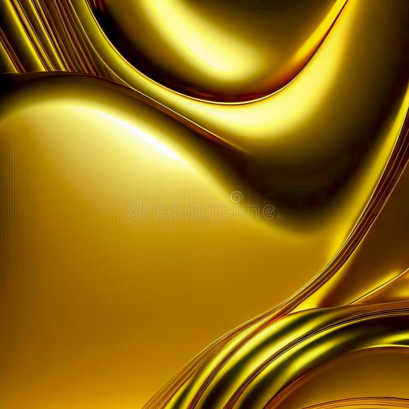 Solid Background Golden Silk Silky Satin Fabric Stock Illustration ...