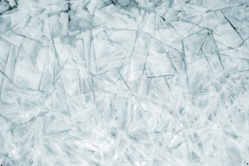 Solid Background of Pieces of Ice and Snow Crystals Stock Image - Image ...