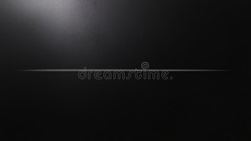 On a Solid Black Backdrop, a Lone Horizontal Line Cuts Across ...