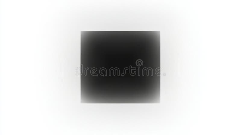 Black Square with Gradient Border Set Against a White Background ...