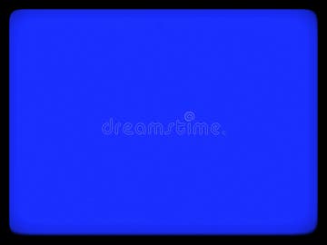 Solid Blank Empty Blue Rectangle Screen Abstract with Black Outline ...