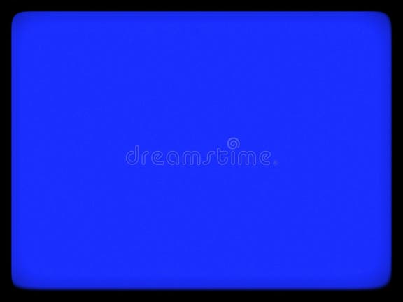 Solid Blank Empty Blue Rectangle Screen Abstract with Black Outline ...