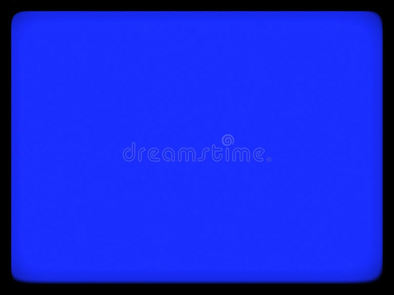 Solid Blank Empty Blue Rectangle Screen Abstract with Black Outline ...