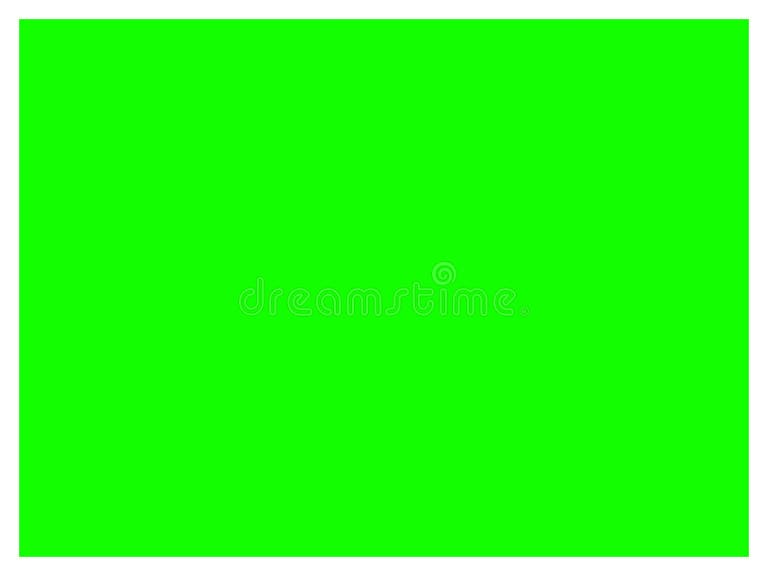 Solid Blank Empty Green Rectangle Screen Abstract with White Outline ...