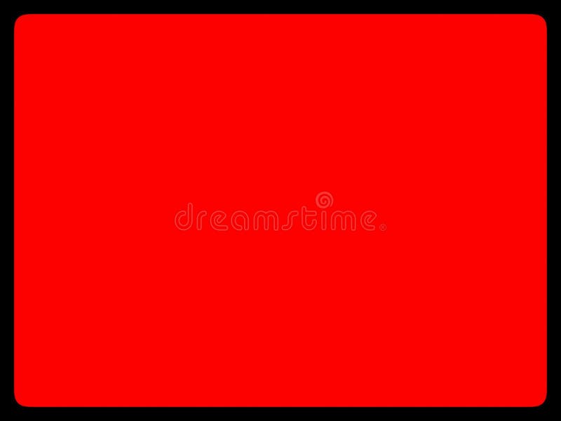 Solid Blank Empty Red Rectangle Screen Abstract with White Outline ...