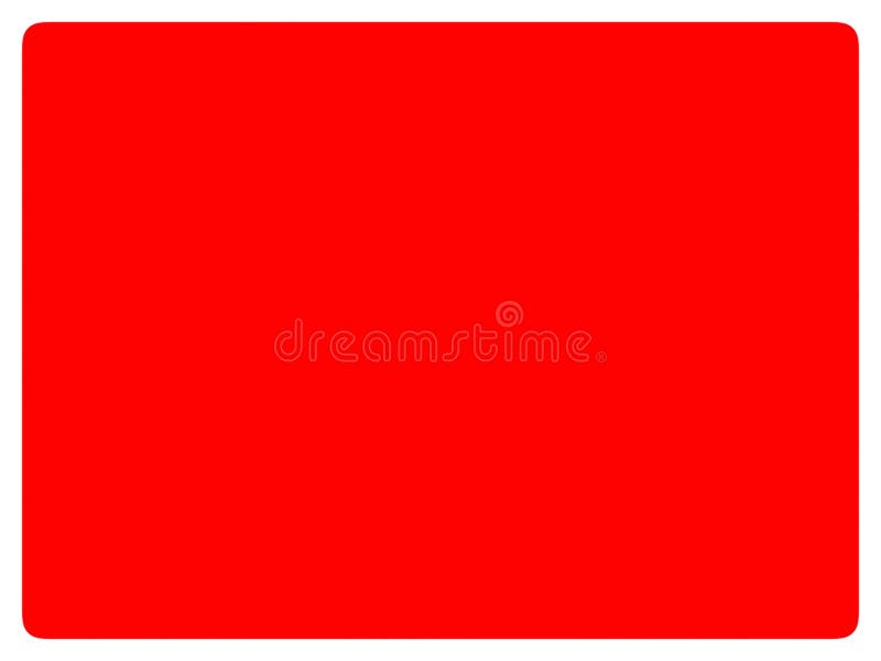 Solid Blank Empty Red Rectangle Screen Abstract with White Outline ...