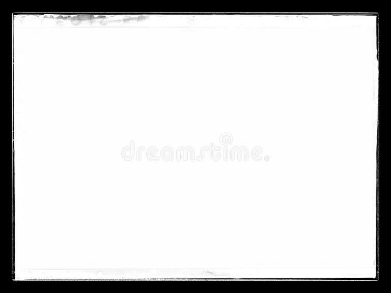 Solid Blank White Rectangle with Black Border Frame, Suitable for ...