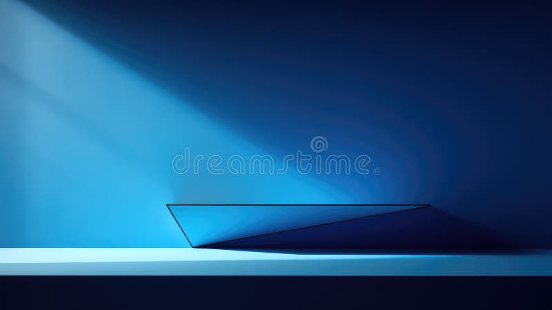 Solid Blue Backgrounds Abstract Stock Illustration - Illustration of ...
