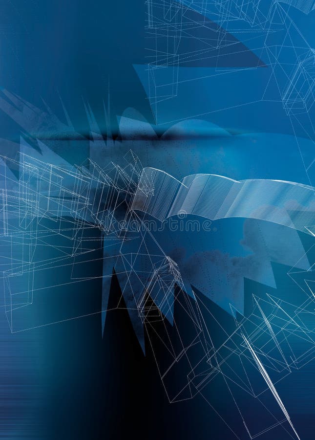 Solid Blue lines tints stock illustration. Illustration of dark - 17975511