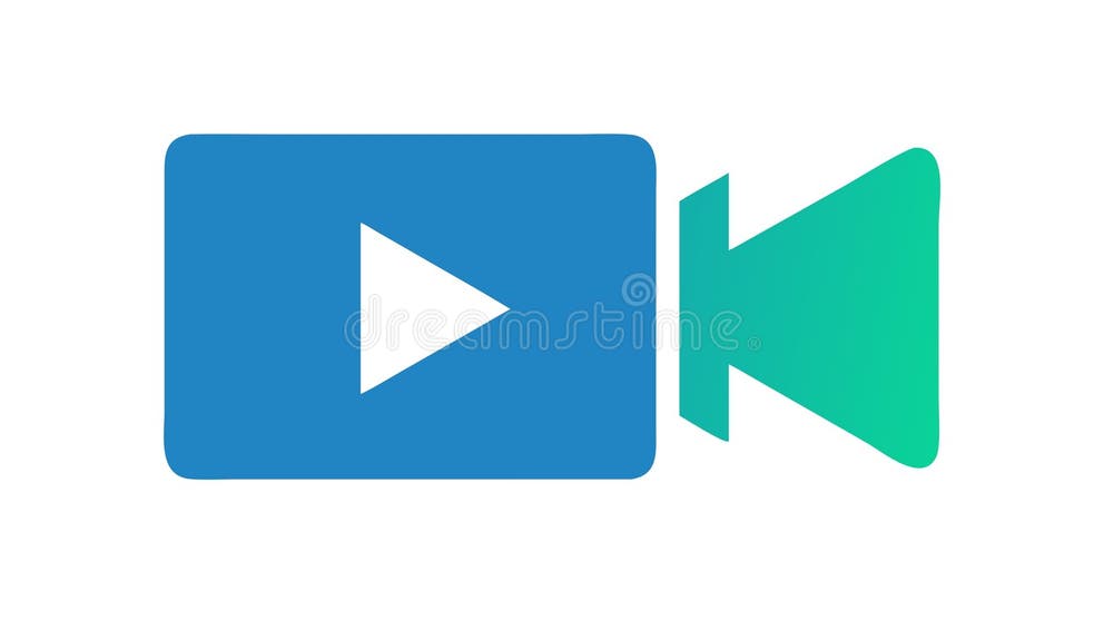 Solid Blue Play and FastForward Icon, Media Navigation Vector Design ...