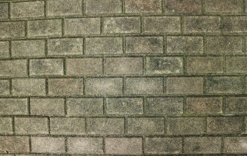 Solid brick wall stock photo. Image of roof, brick, asphalt - 232093966