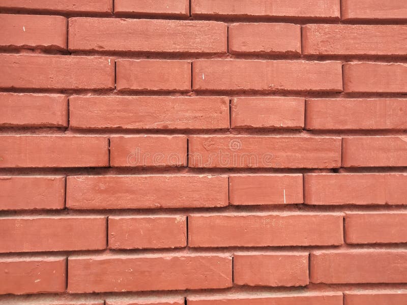 A Solid Brick Wall Background Stock Photo - Image of hardwood, facade ...
