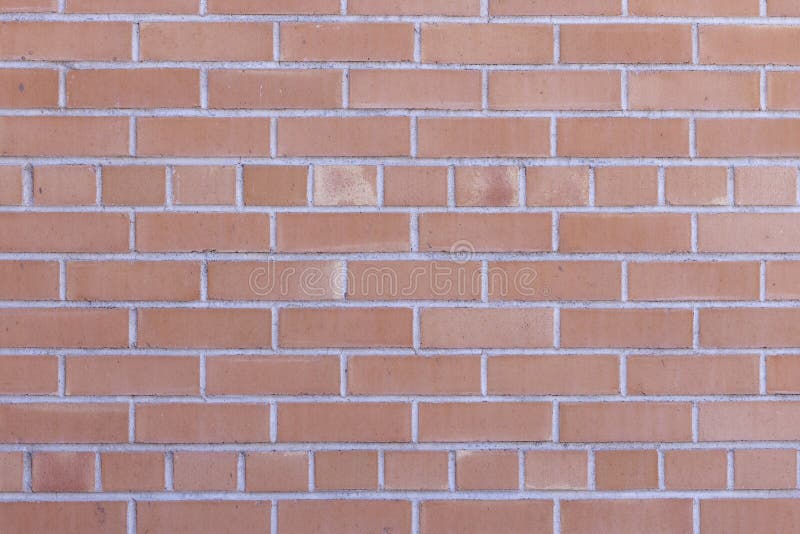 Solid Brick Wall with Variegated Red Color As a Background Stock Image ...