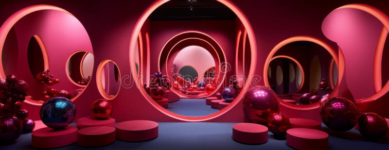 A Solid Color Backdrop Achieved Using an Array of Differently Shaped ...