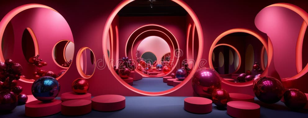 A Solid Color Backdrop Achieved Using an Array of Differently Shaped ...