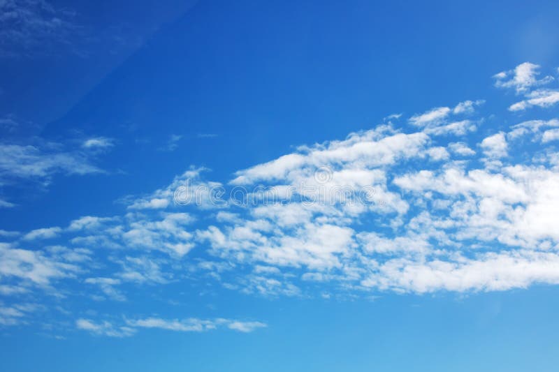 Solid Color Bright Blue Sky, Background or Texture Stock Photo - Image ...