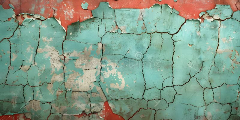 Solid Color Cracks Grunge Texture Background - Ai Generated Stock ...
