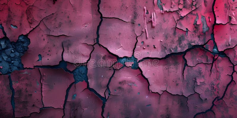 Solid Color Cracks Grunge Texture Background - Ai Generated Stock ...