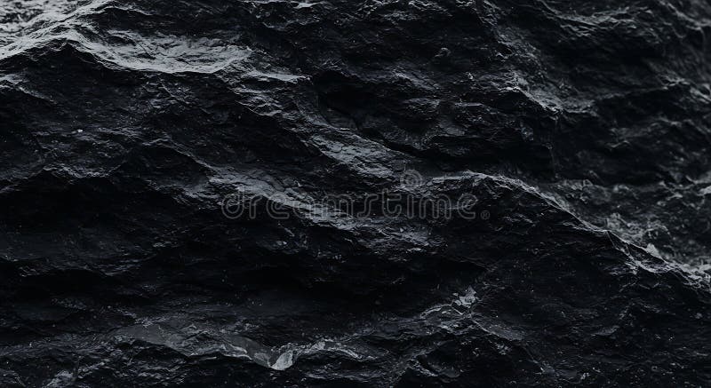 Solid Foundations Deep Granite Rock Surface in Monochrome Stock ...