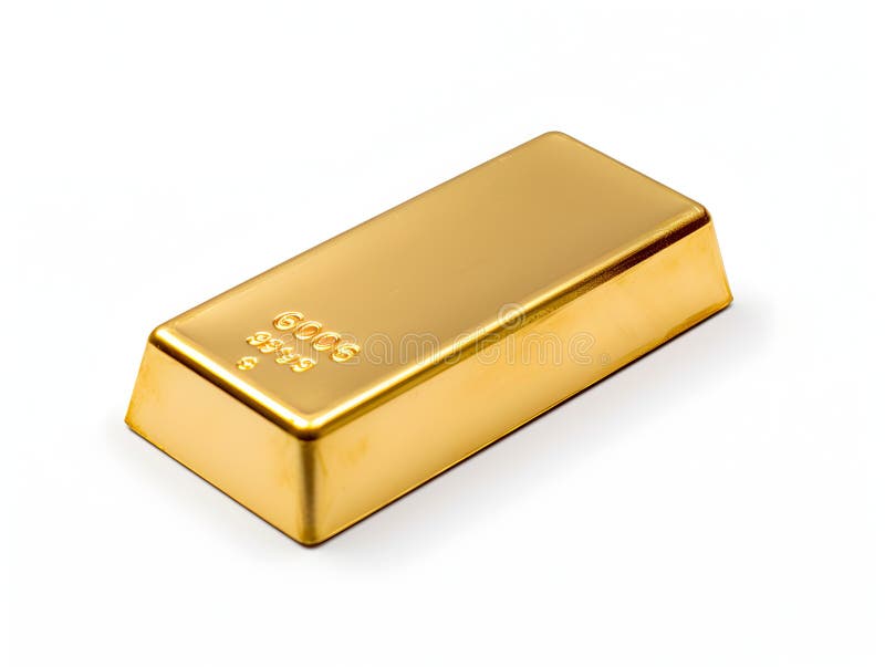 Solid Gold Bar for Wealth and Investment Stock Image - Image of metal ...