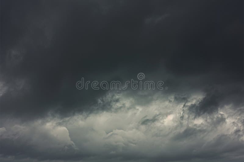 Solid Grey Clouds, Overcast Sky Forms a Dramatic and Brooding ...