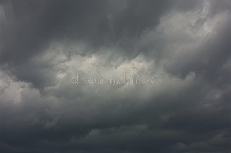 Solid Grey Clouds, Overcast Sky Forms a Dramatic and Brooding ...