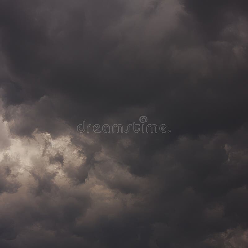 Solid Grey Clouds, Overcast Sky Forms a Dramatic and Brooding ...