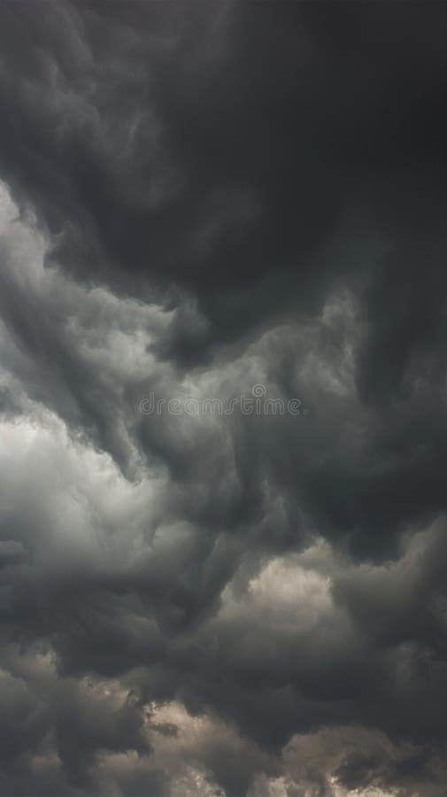 Solid Grey Clouds, Overcast Sky Forms a Dramatic and Brooding ...