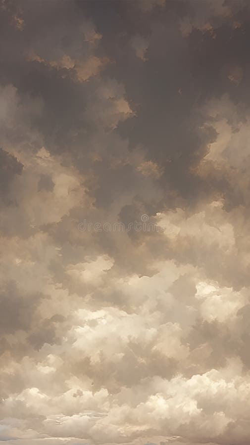 Solid Grey Clouds, Overcast Sky Forms a Dramatic and Brooding ...