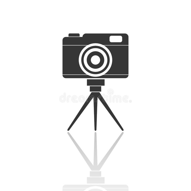 Solid Icons for Camera and Shadow,vector Illustrations Stock Vector ...
