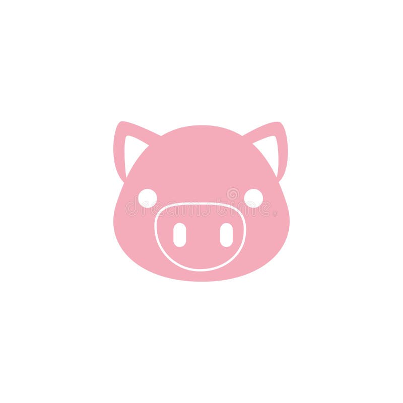 Solid Icons for Pig,vector Illustrations Stock Vector - Illustration of ...