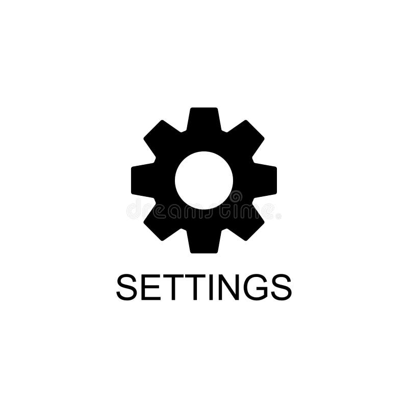 Solid Icons for Settings,vector Illustrations Stock Vector ...