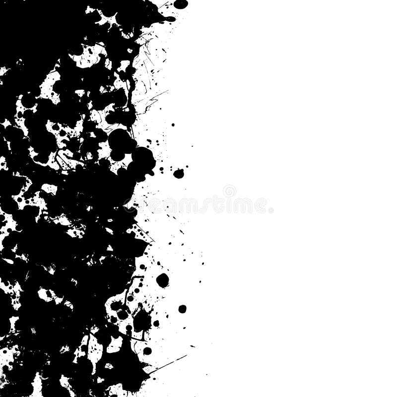 Ink splat border square stock vector. Illustration of creative - 4249288