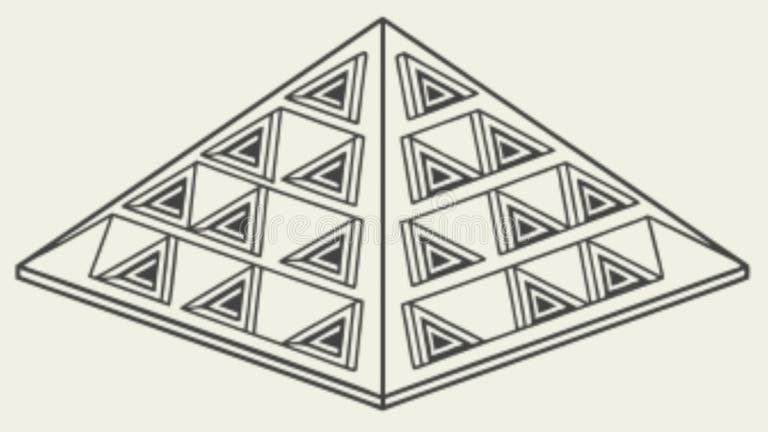 Solid Pyramid Stock Illustrations – 4,525 Solid Pyramid Stock ...