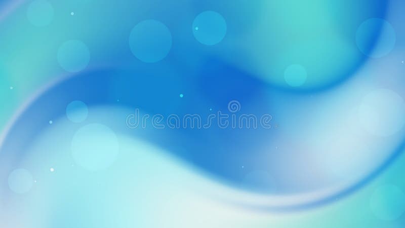 Solid Light Blue Gradient Abstract Background with Blurred Circles ...