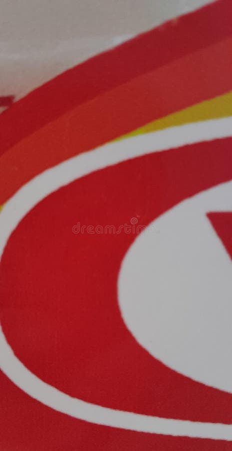 The Solid Line that Separates the Colors Stock Photo - Image of ...