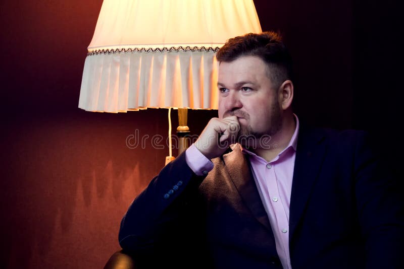 Serious Adult Full Man in a Suit. Stock Photo - Image of full, style ...