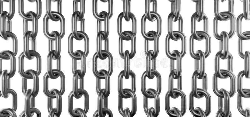 Solid Metal Chain Background. a Metal Chain Covers the Frame. Preparing ...