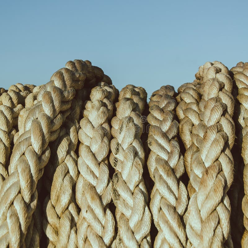 Solid navigation rope stock image. Image of hank, durable - 99236531