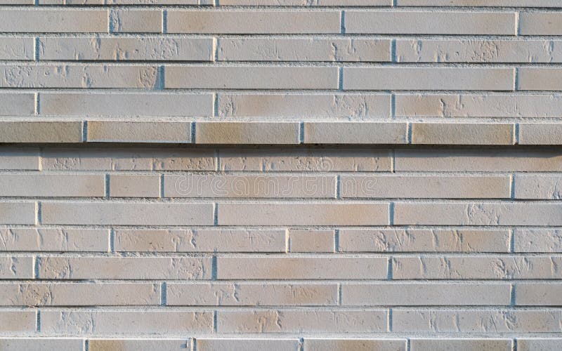 Solid New Stone Wall with a Highlighted Wall Stripe Stock Photo - Image ...