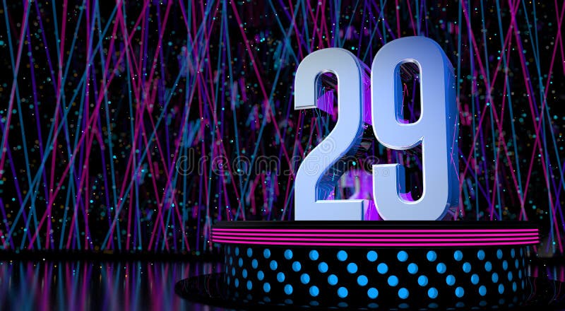 Number 29 Black Stock Illustrations – 322 Number 29 Black Stock ...