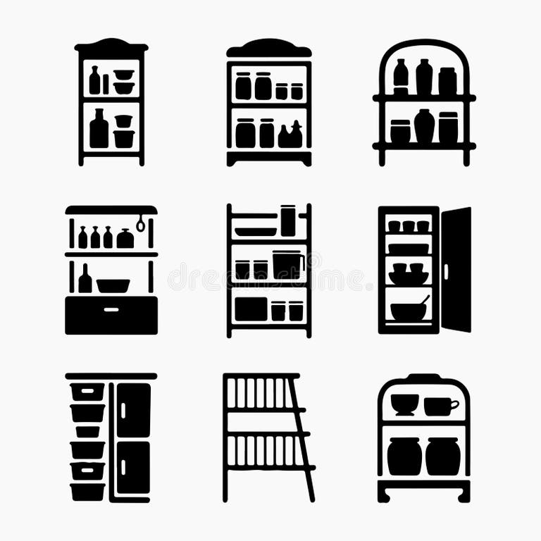 Solid Pantry Stock Illustrations – 102 Solid Pantry Stock Illustrations ...