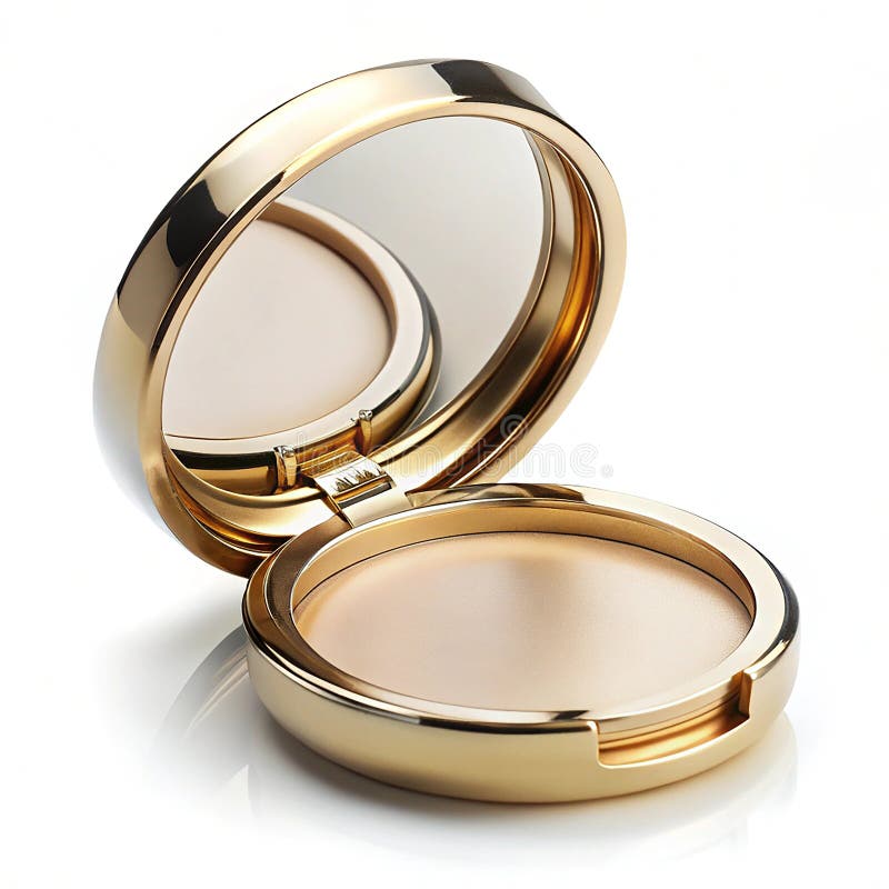 Solid Perfume Compact on White Background Stock Illustration ...