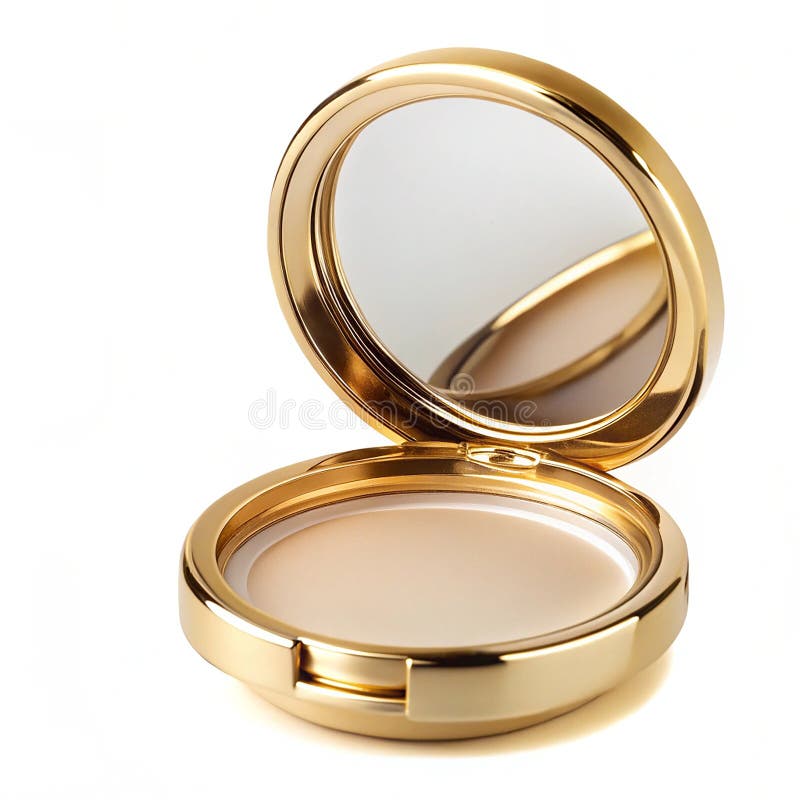 Solid Perfume Compact on White Background Stock Illustration ...