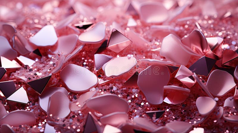 Solid Pink Color Sparkles Glitter Defocused Background Stock ...