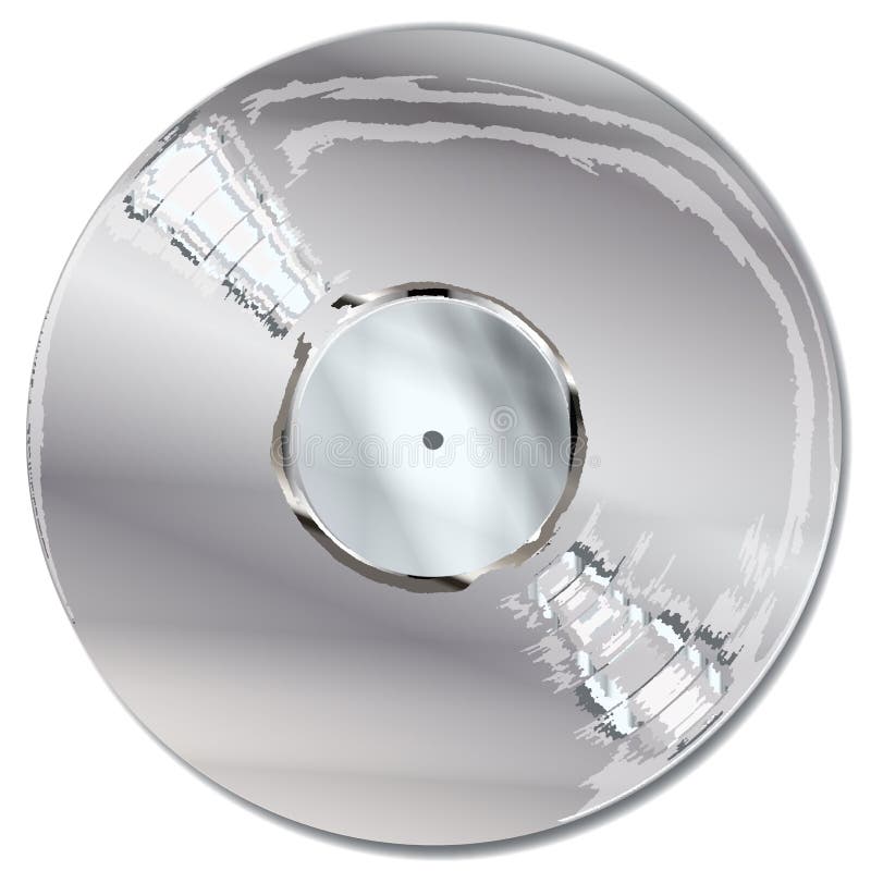 Solid Platinum Record stock vector. Illustration of record - 91528681