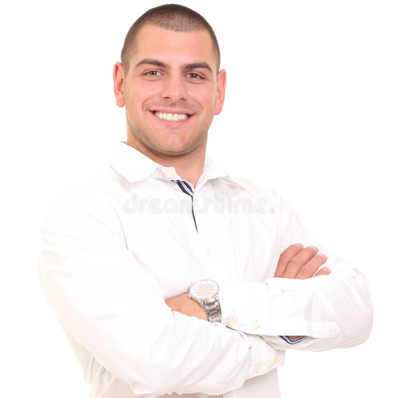 Solid Portrait of a Young Man Stock Image - Image of beautiful, adult ...