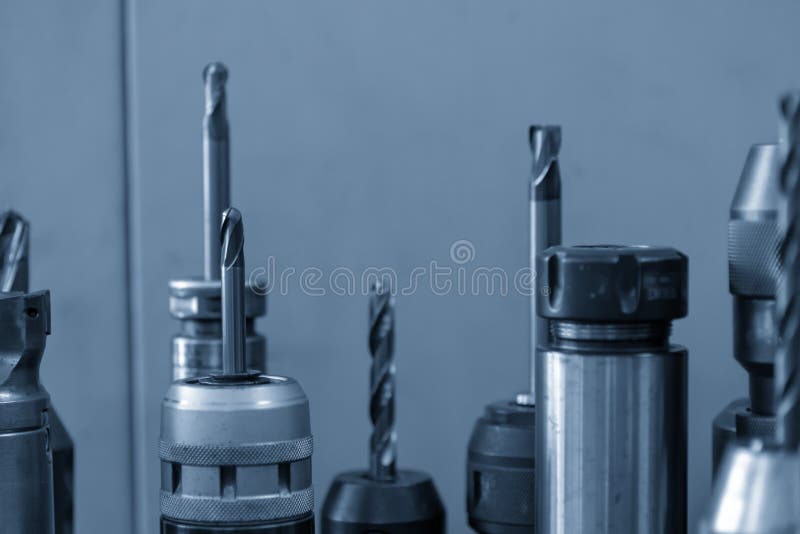 The Solid Radius End Mill Tool for CNC Machine . Stock Photo - Image of ...