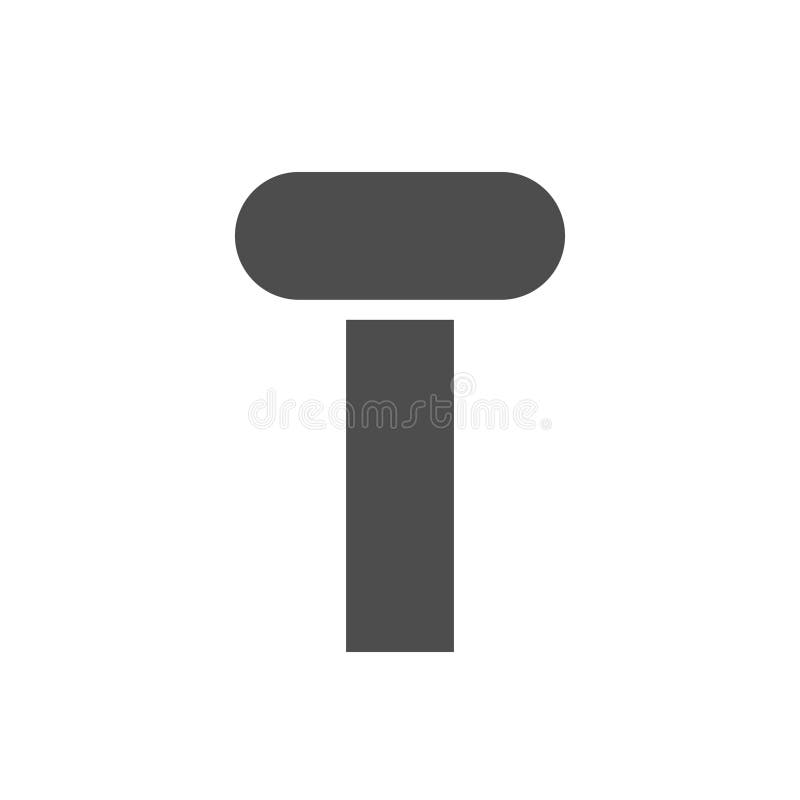 Solid Rivet Line Outline Icon Stock Vector - Illustration of solid ...