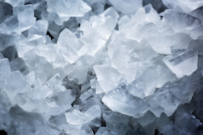 Solid Salt Crystals Closeup. Generate Ai Stock Image - Image of heap ...